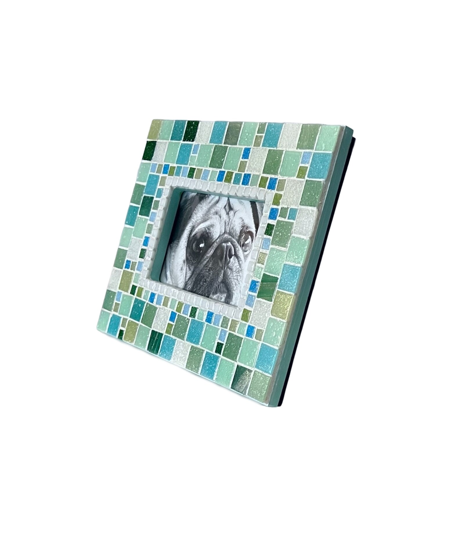 Aqua Turquoise Mosaic Frame Aqua Blue Mosaic Tile Frame 4x6 | Etsy