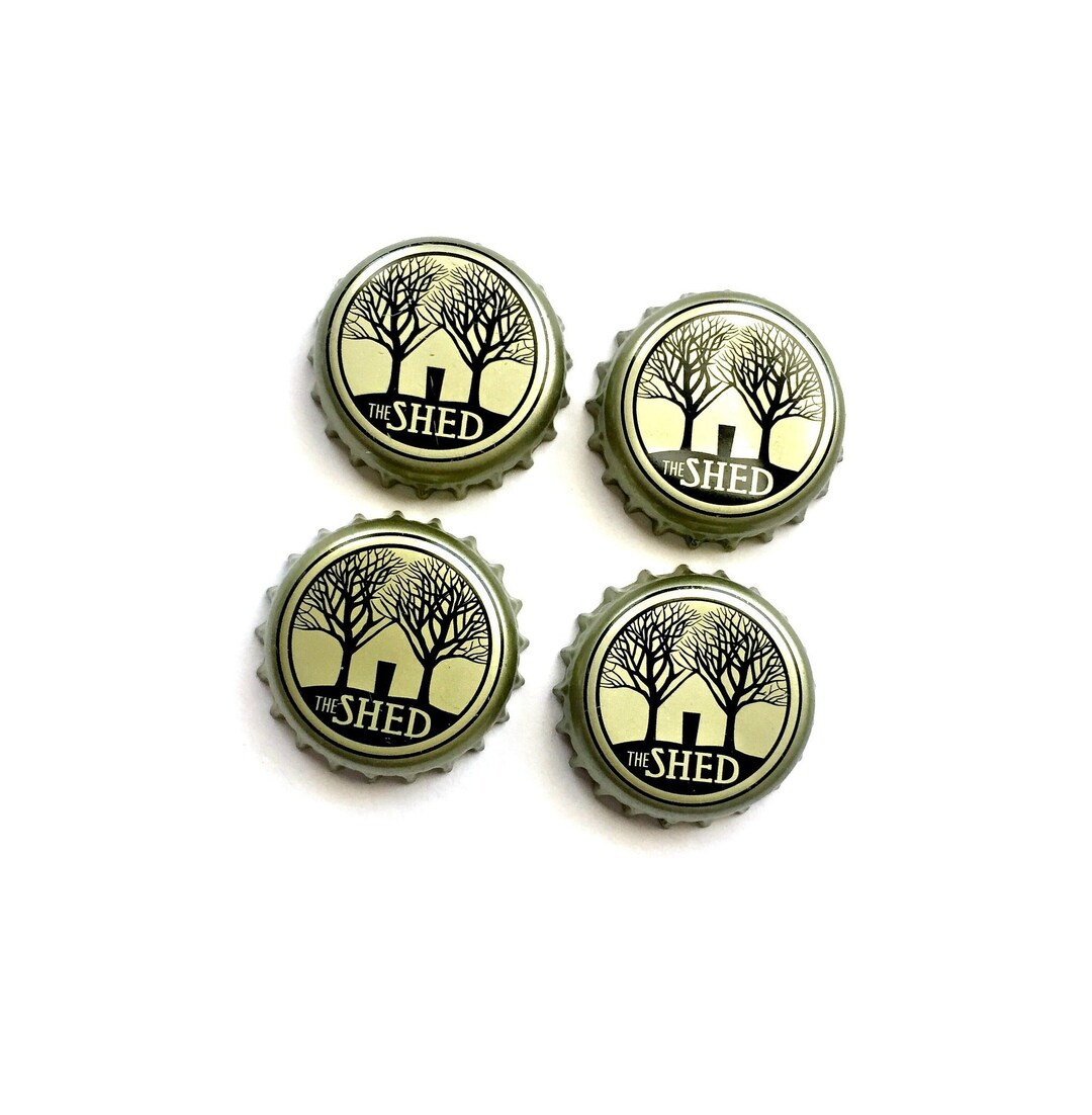 Craft Beer Magnet Set, the Shed Beer Cap Magnets, Beer Bottle Top ...