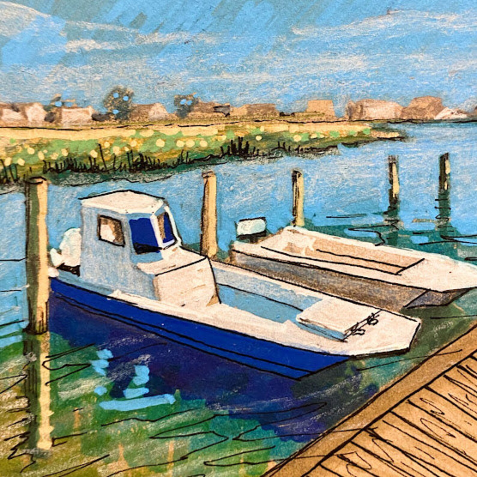Custom Boat Portrait - Etsy