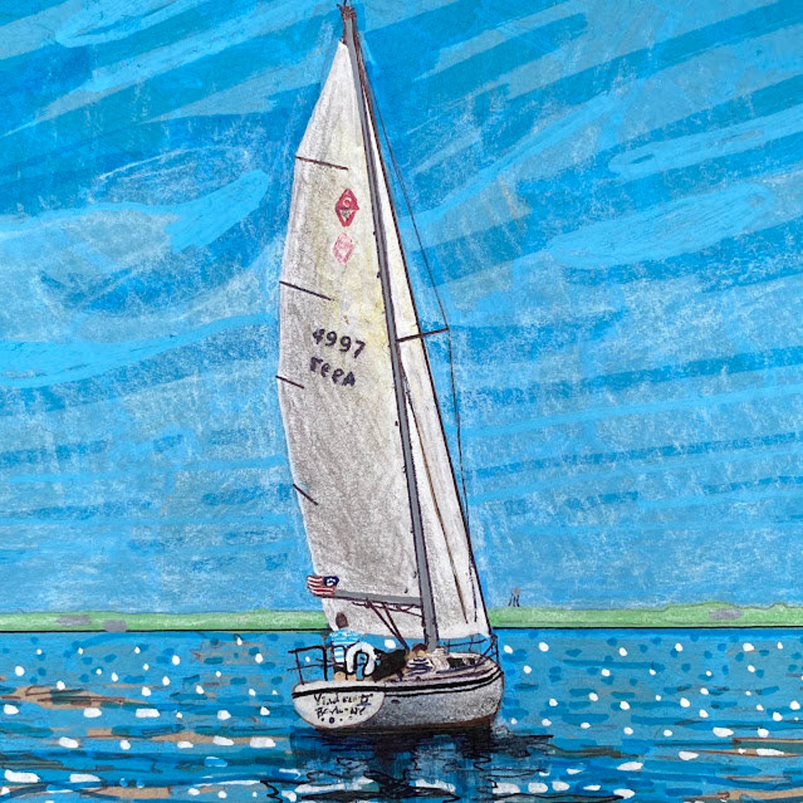 Custom Boat Portrait - Etsy