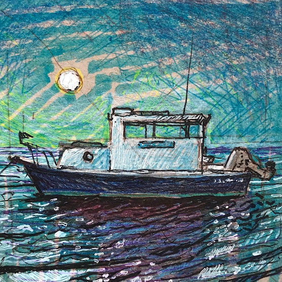Custom Boat Portrait - Etsy