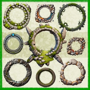 1500+ RPG Token Border Frame Pack for Dungeon Masters and Character ...