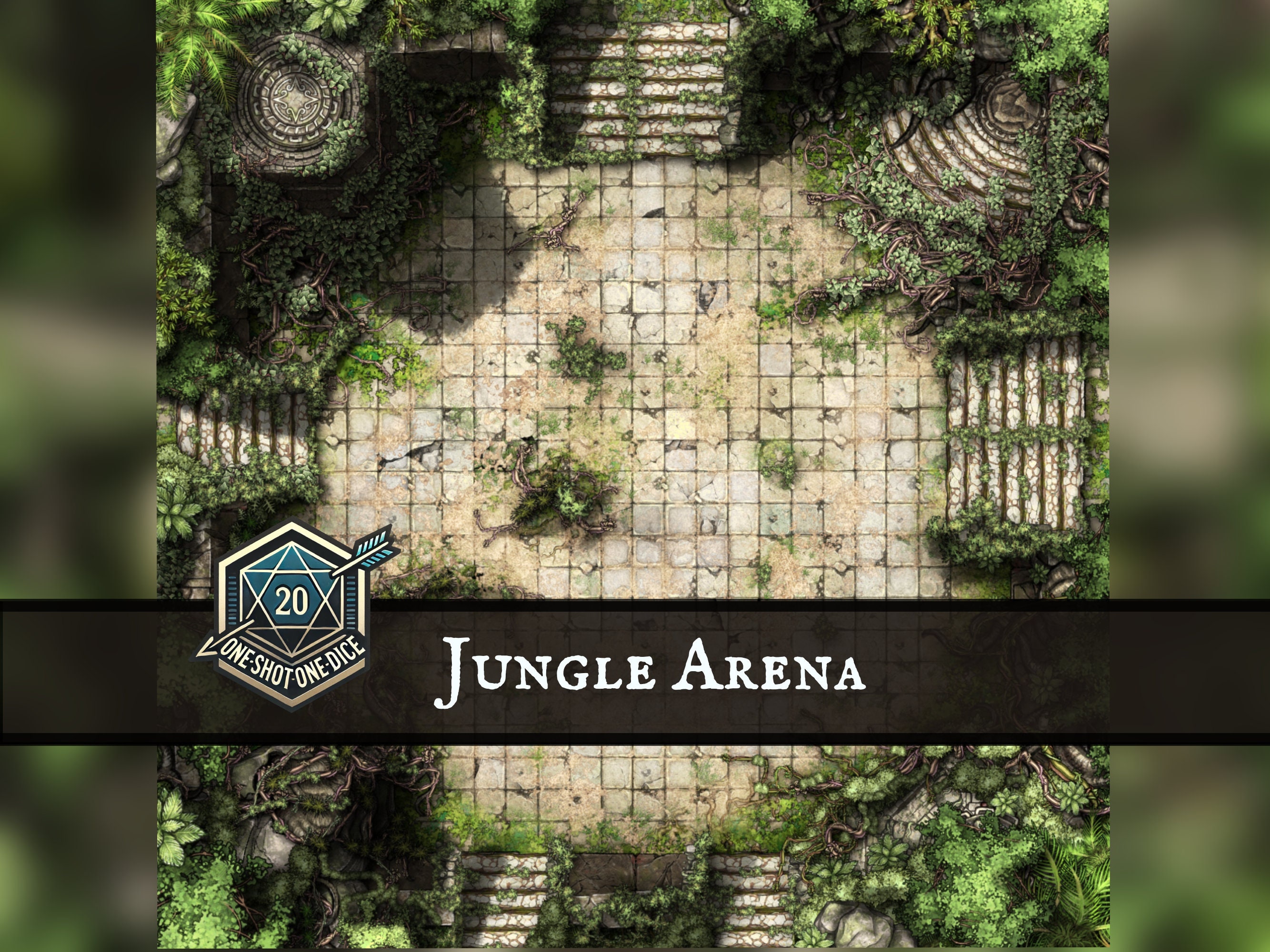Jungle Temple + Arena Map Bundle - 4k, Dnd, Dungeons and Dragons ...