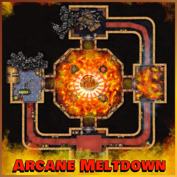 Jungle Temple Ruin Map Encounter Map, dnd, Battlemap, Dungeons and Dragons, 5e, Roll20, Fantasy ...