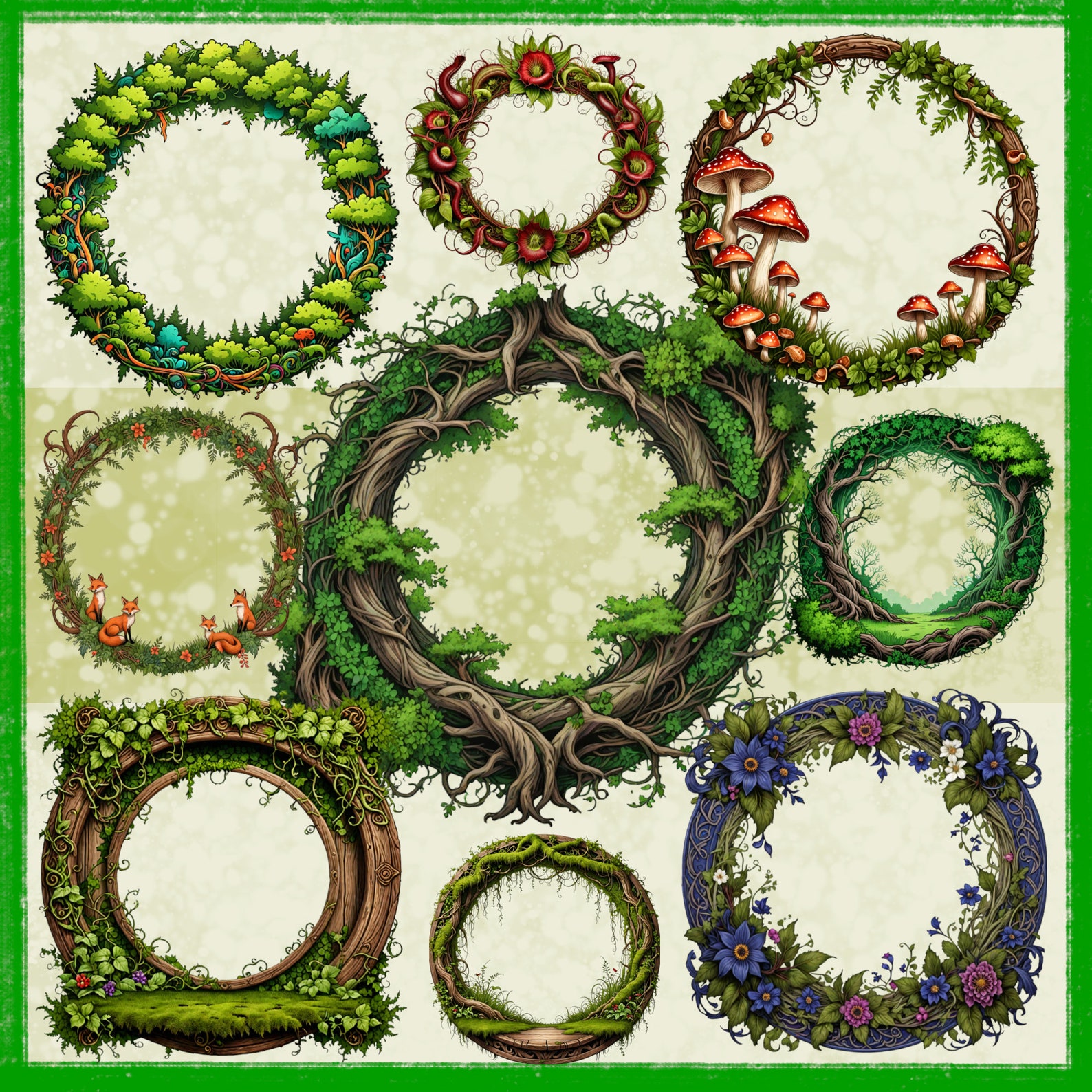 1500+ RPG Token Borders: Fantasy Frames for Dnd, Pathfinder (digital ...