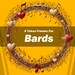6 Bard Token Frames, PSD + PNG, Digital Tabletop, D&D, Pathfinder ...