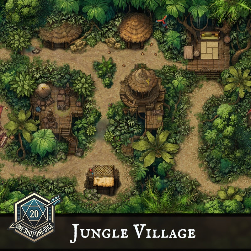 Dnd Jungle Battle Maps - Etsy