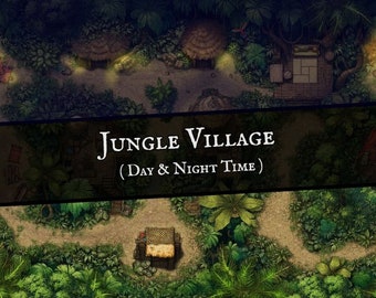 Jungle Temple 27x27, dnd Battle Map, Battlemap, Dungeons and Dragons, 5e, Roll20, Fantasy ...