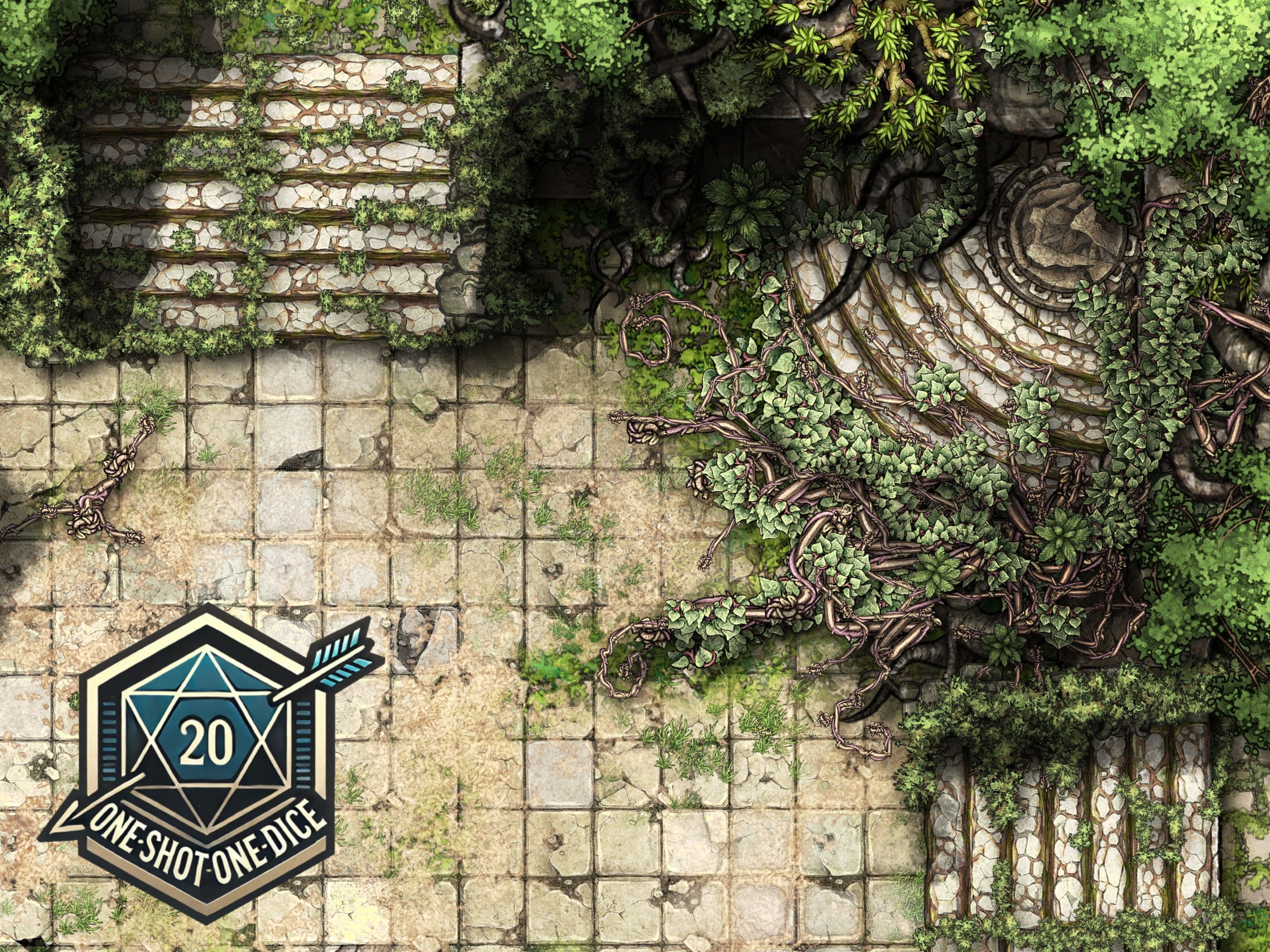 Jungle Temple + Arena Map Bundle - 4k, Dnd, Dungeons and Dragons ...