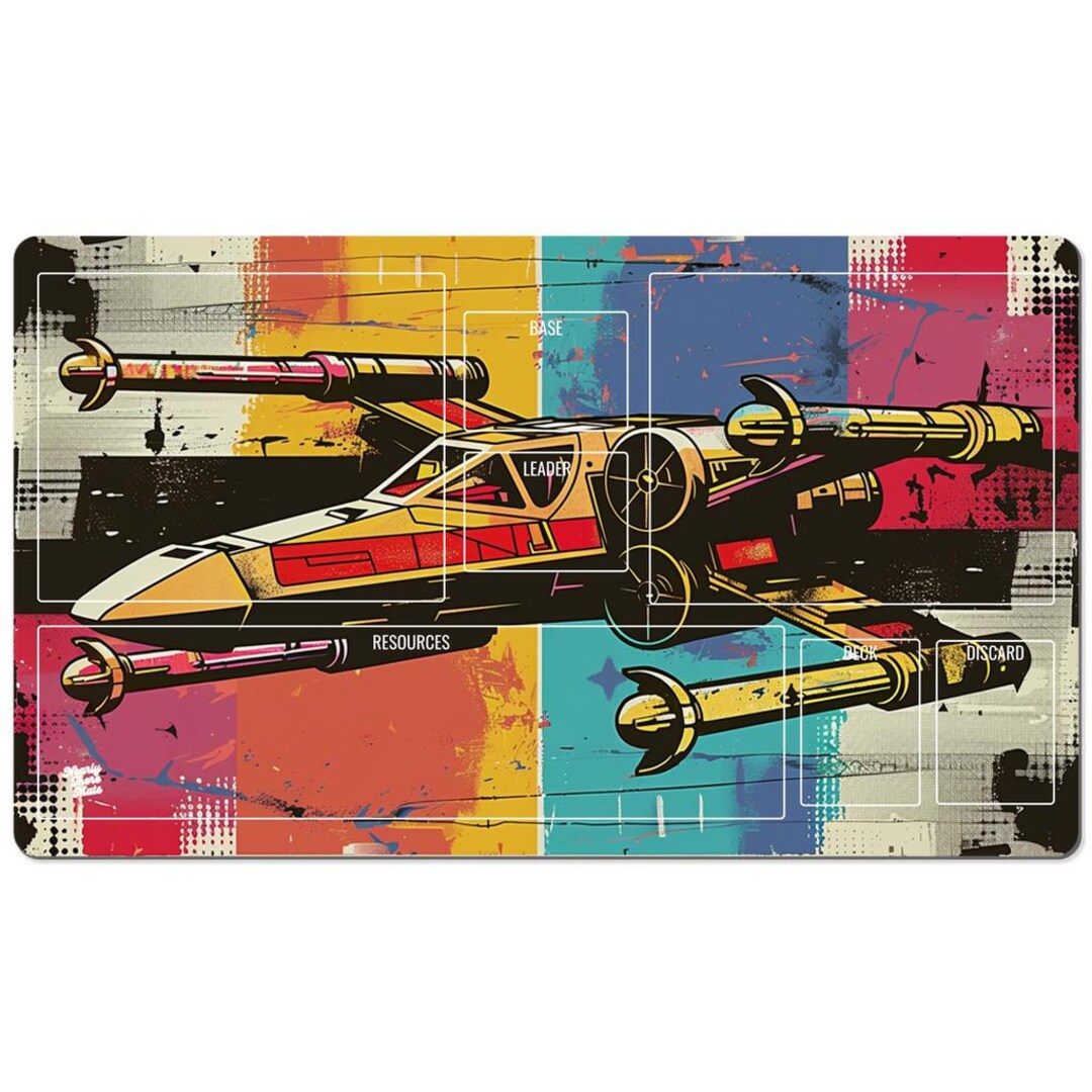 Star Wars Unlimited X-wing Playmat With Zones - Etsy