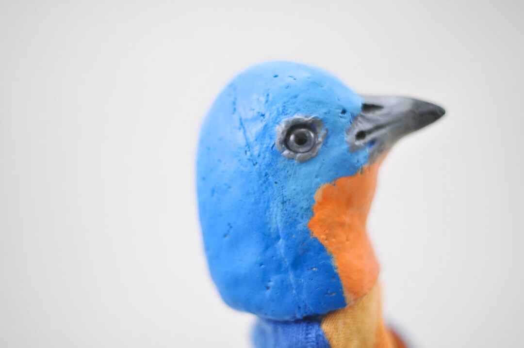 Cashmere Bluebird Hand Puppet, 013 - Etsy