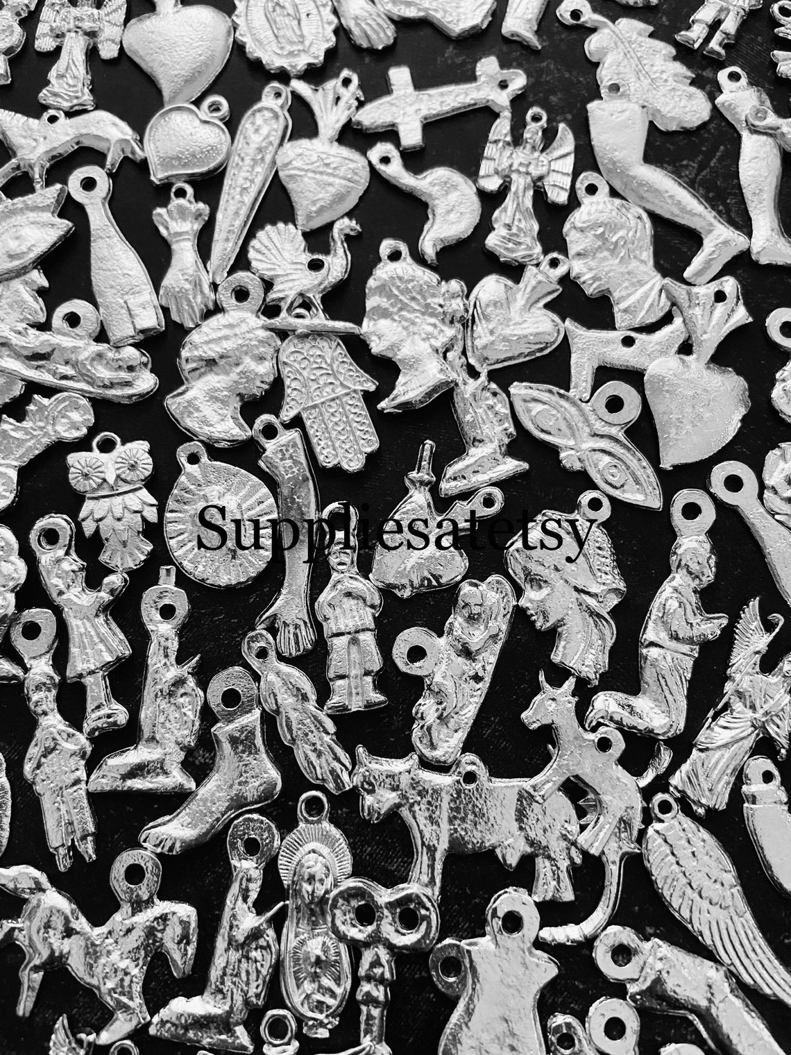 Wholesale Assortment Milagros Charms, Embellishments Cross,religious ...
