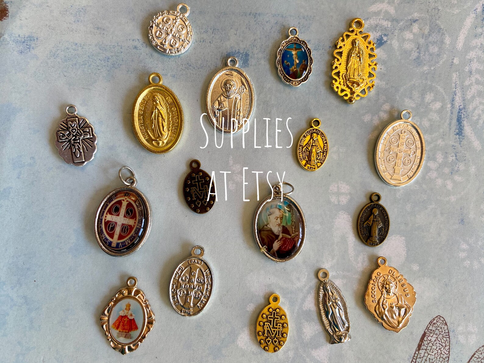 Sale Lot Assortment Catholic Medals-gold,bronze,silver St Benedict ...