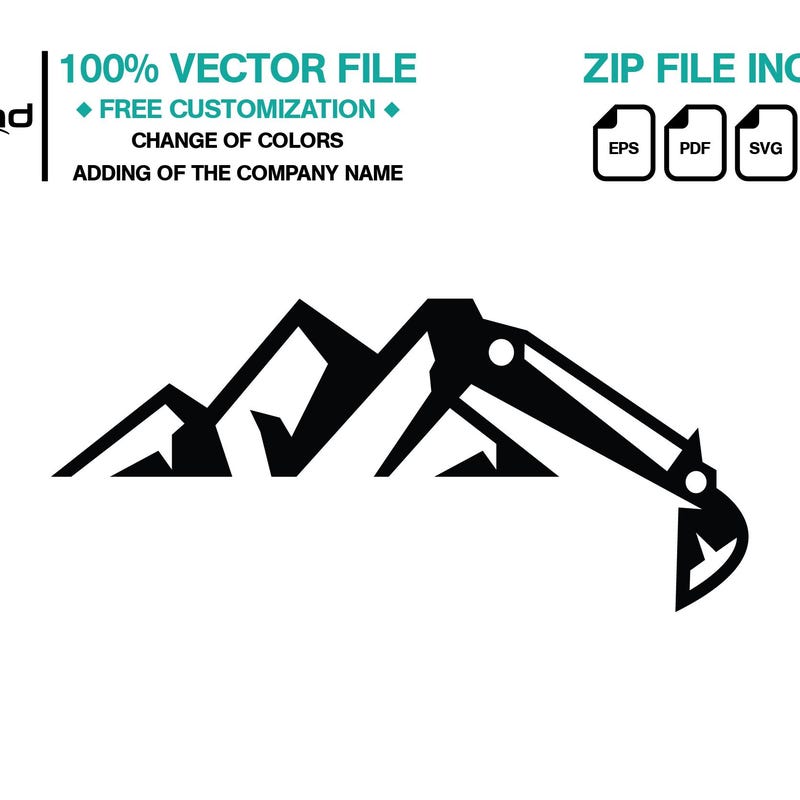 Excavator Bucket Svg - Etsy