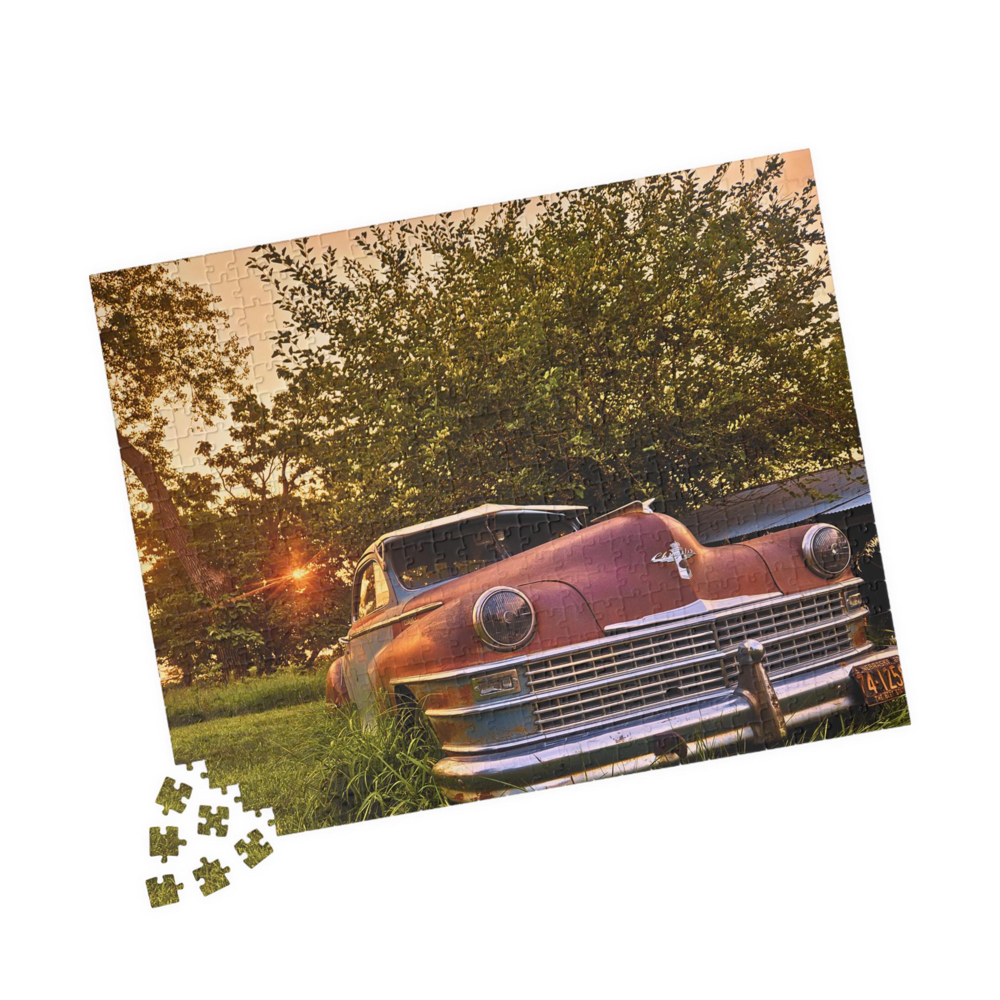 Classic Car Jigsaw Puzzle Vintage Chrysler Windsor Coupe 1948 Retro ...