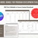 Logic Model Template Bundle for Nonprofits, Grant Writing, Program ...