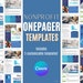Nonprofit One Pager Template Bundle, Customizable Canva Templates ...
