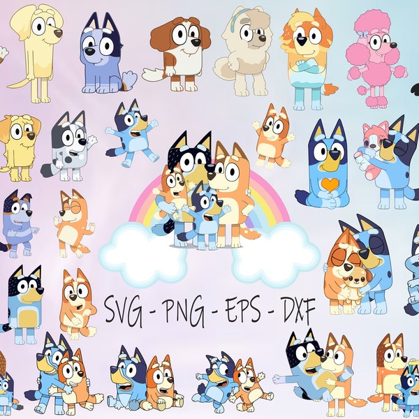 Bluey Svg - Etsy Canada