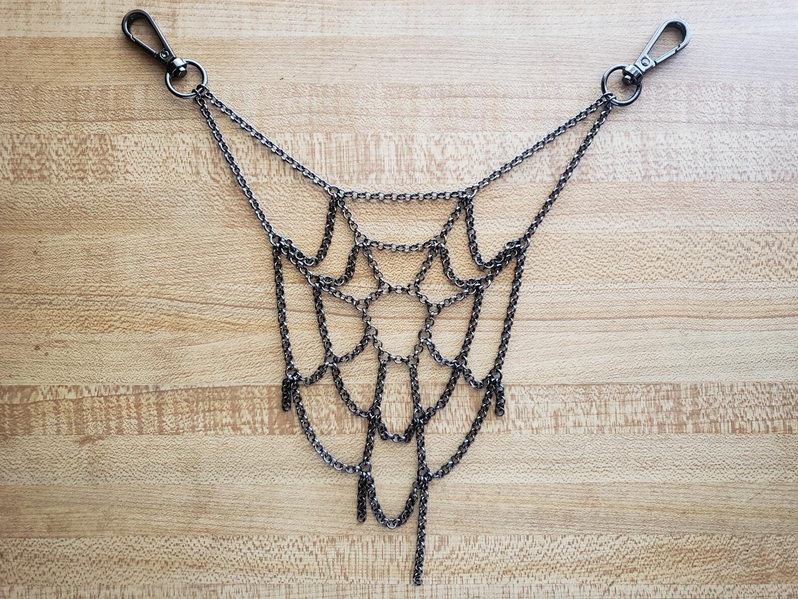 Spiderweb Belt Loop Chain - Etsy