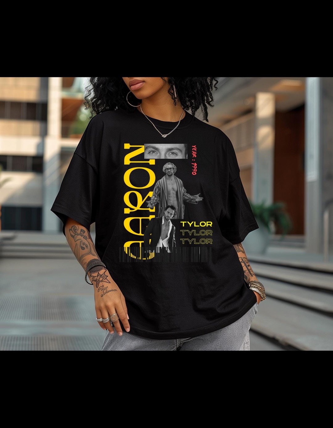 Aaron Taylor-johnson Merch - Retro Style Tee for Men and Women - Etsy