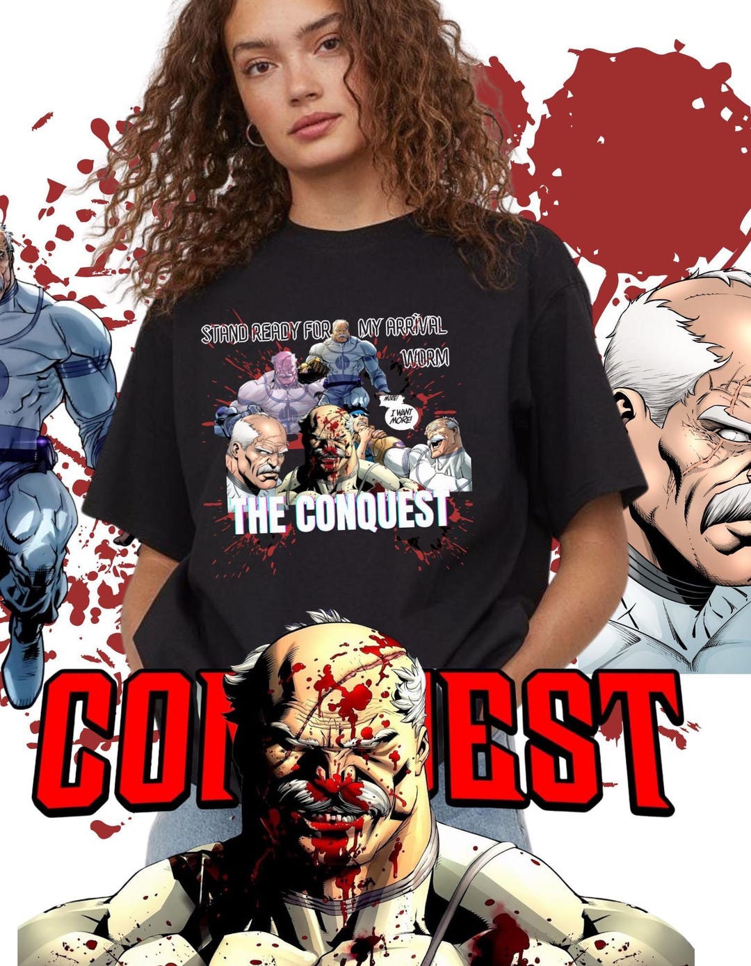 Unisex Invincible Conquest Fan Art Graphic Tee - Etsy