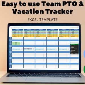 Vacation Calendar 2025 Excel - Etsy