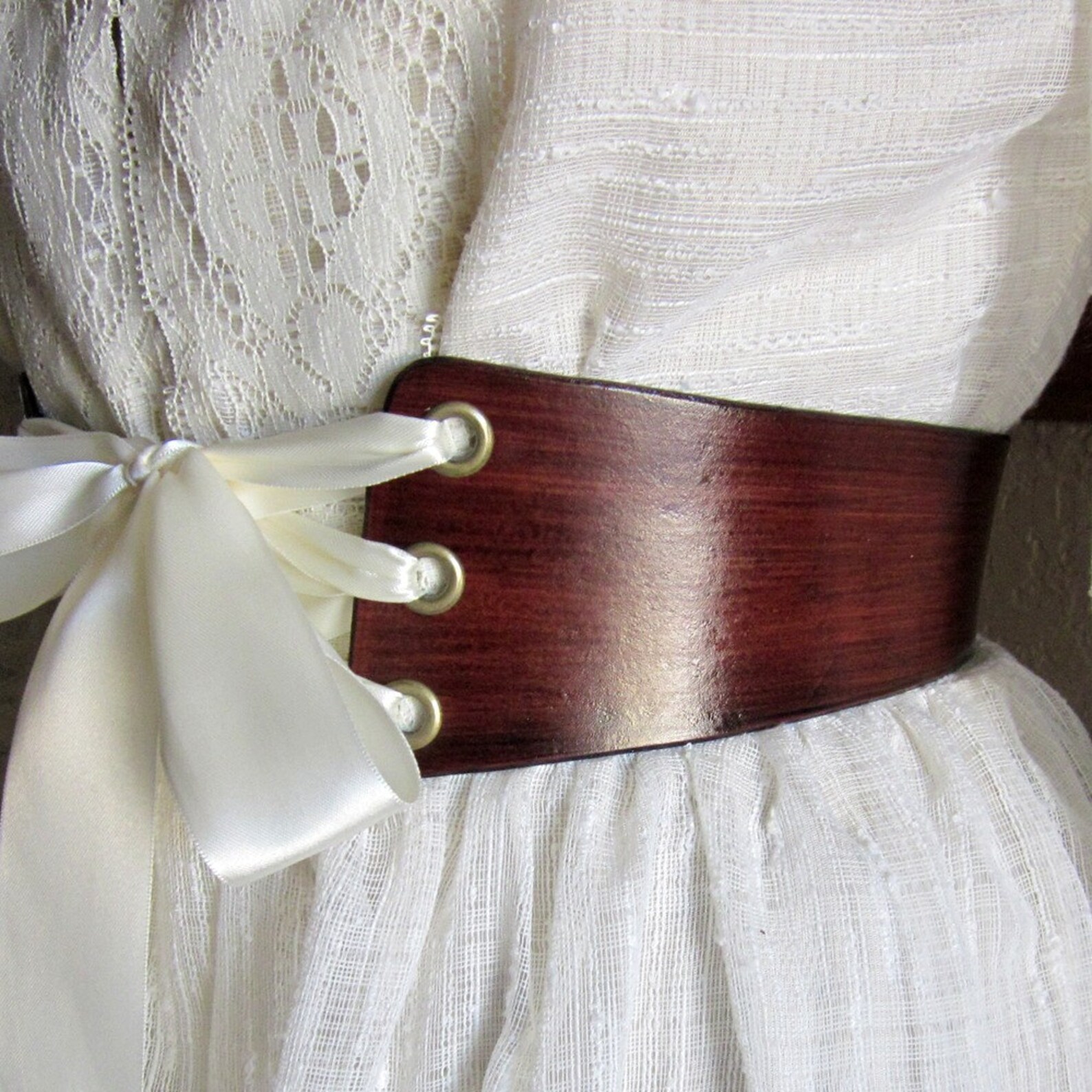 Bridal Sweetheart Ribbon Laced Corset Belt - Etsy