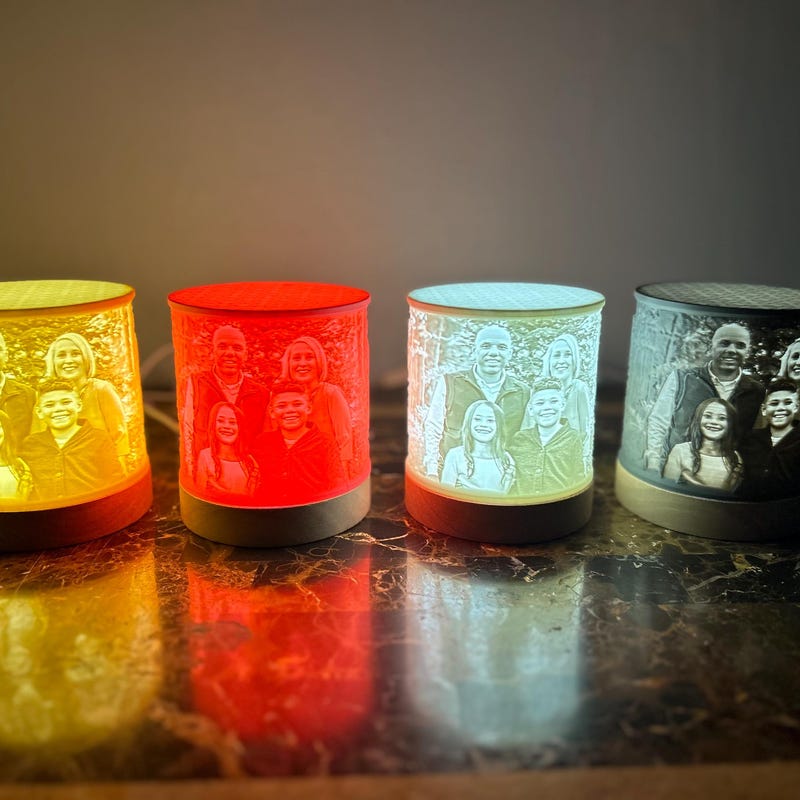 Lithophane Lamp - Etsy