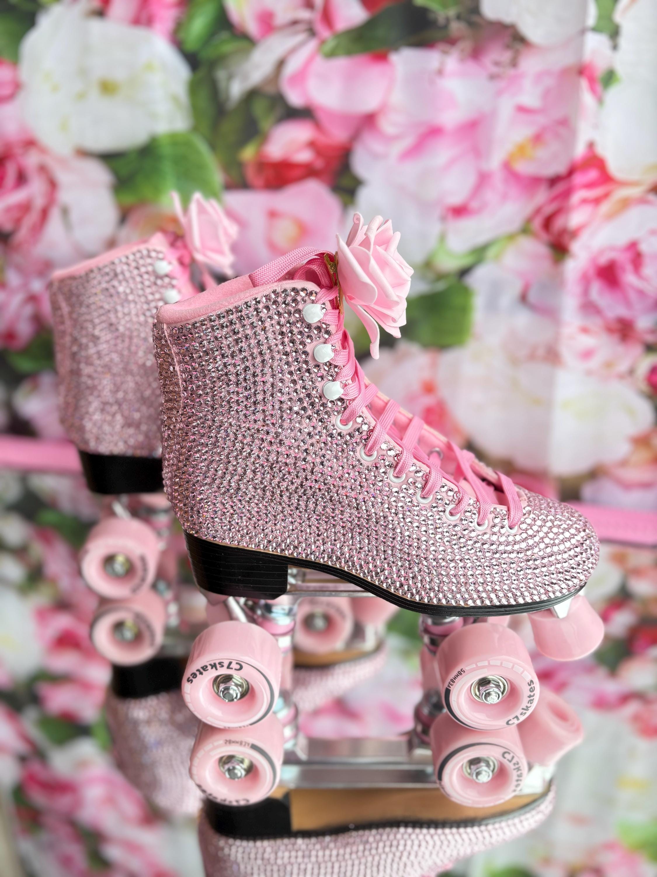 Custom Bling Roller Skates: Sparkly Rhinestone Glam Derby Skates - Etsy