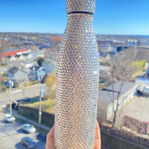 Bling 17 Oz Water Bottle | Sparkly Rhinestone Drink Bottle ...