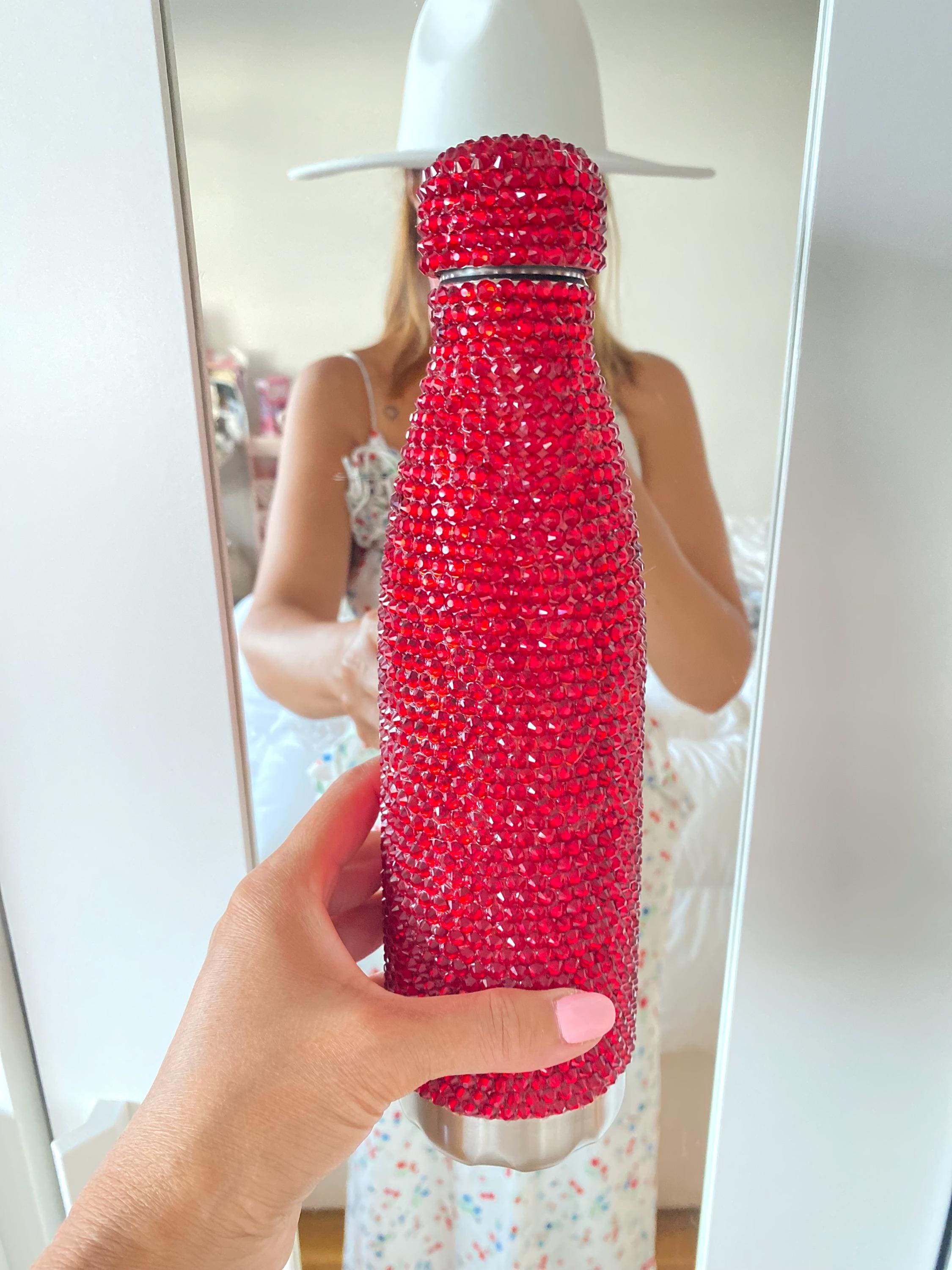 Bling 17 Oz Water Bottle | Sparkly Rhinestone Drink Bottle ...