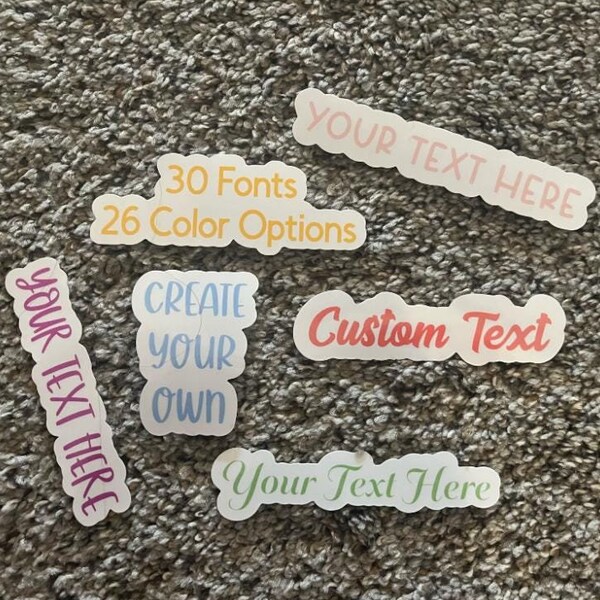 Custom Stickers - Etsy