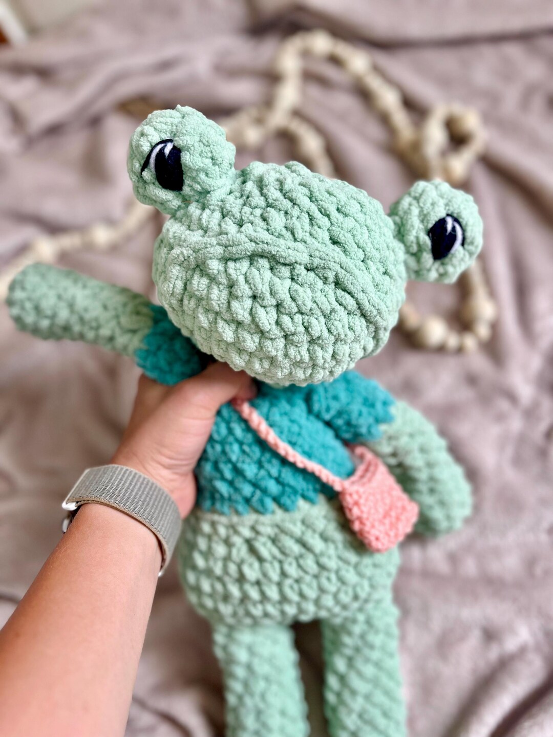 READY TO SHIP Frog Plushie| Crochet Frog| Groovy Frog| Frog Plushie - Etsy