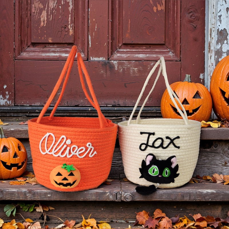 Halloween Basket - Etsy