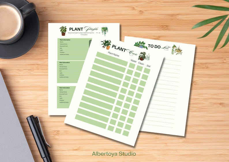Digital Garden Planner & Journal | Printable Plant Care Tracker | A4 ...