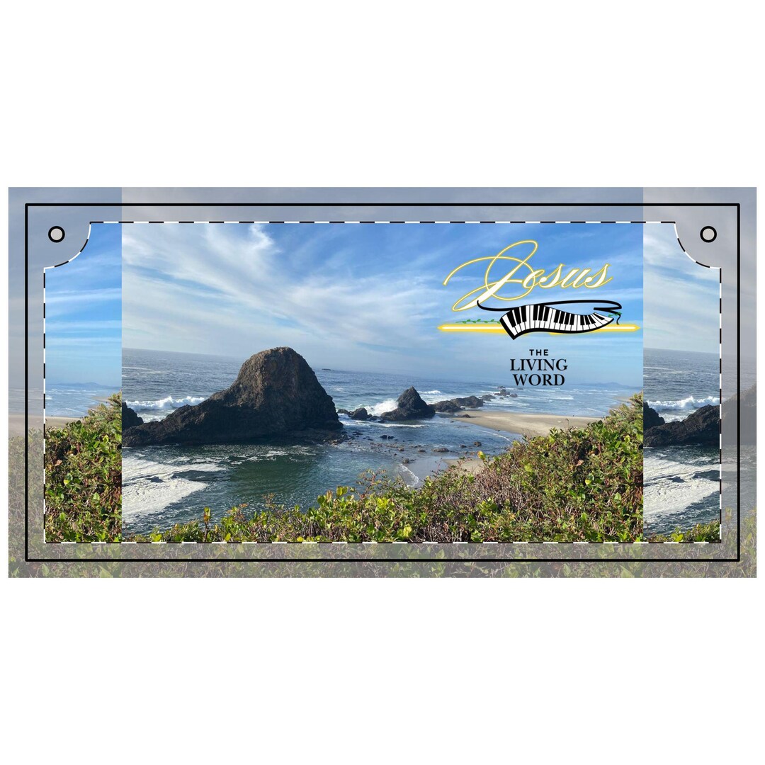 Wood Panel Painting rectangular Jesus Christ the Living Word - Etsy