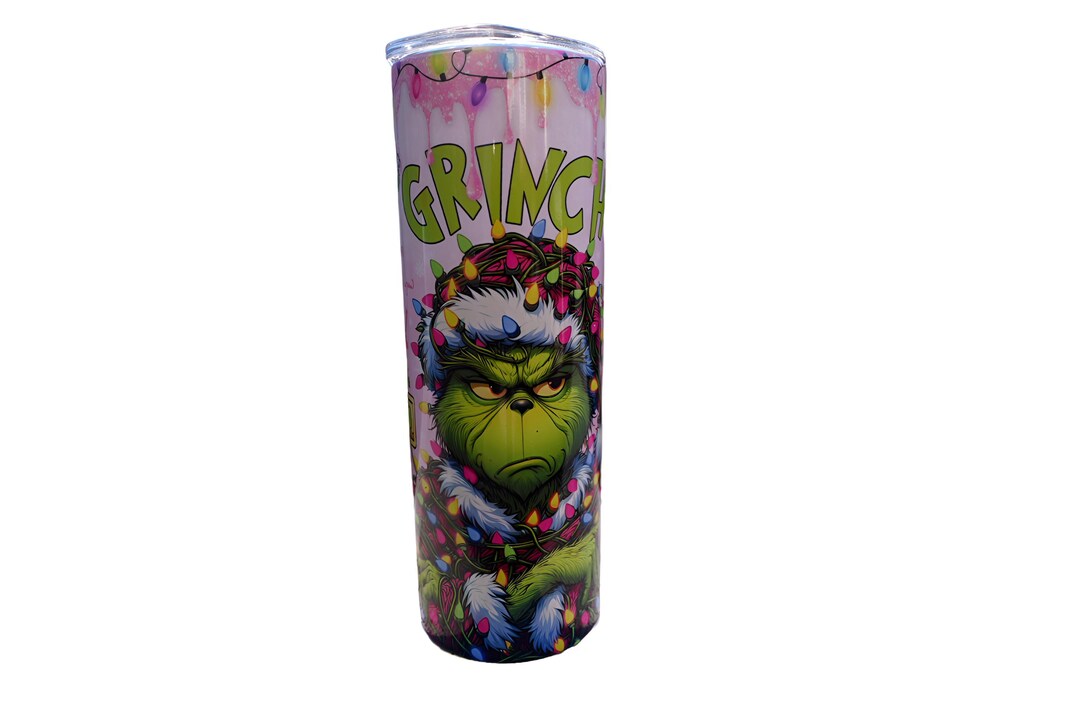 Grinch 20 Oz Tumbler: Christmas Insulated Cup - Etsy