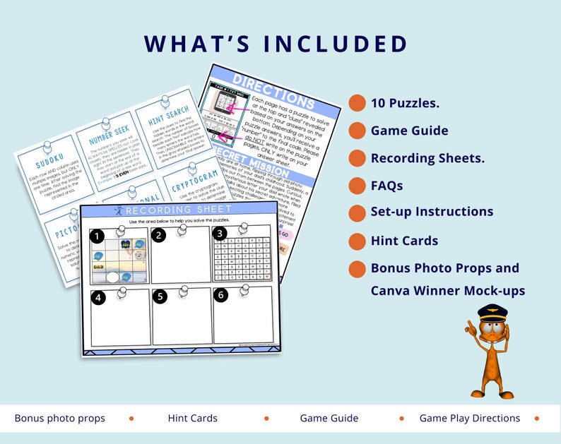 Printable Escape Room for Kids, Father's Day Escape Kit, DIY Escape ...