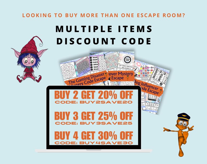 Printable Escape Room for Kids, Wizarding Escape Kit, DIY Escape Room ...