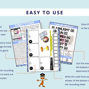 Party Printable Escape Room for Kids, Sleepover Activity, Family Game ...