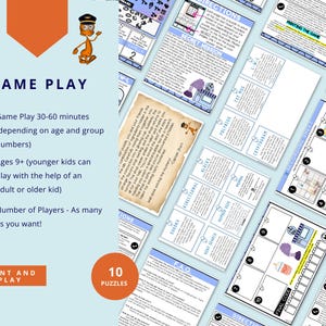 Printable Escape Room for Kids, Boba Tea Mystery Game, Family Game ...