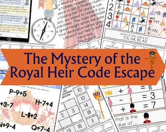 Escape Room Printable for Kids, Halloween Witch Scavenger Hunt for ...