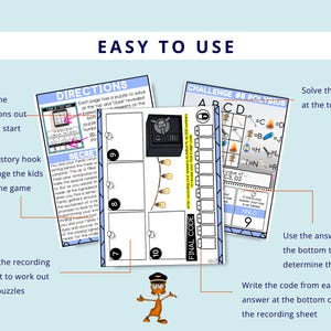Printable Escape Room for Kids, Camping Escape Kit, DIY Escape Room ...