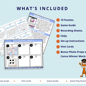 High Tea Escape Room Printable for Kids, Party Game Activity, Escape ...