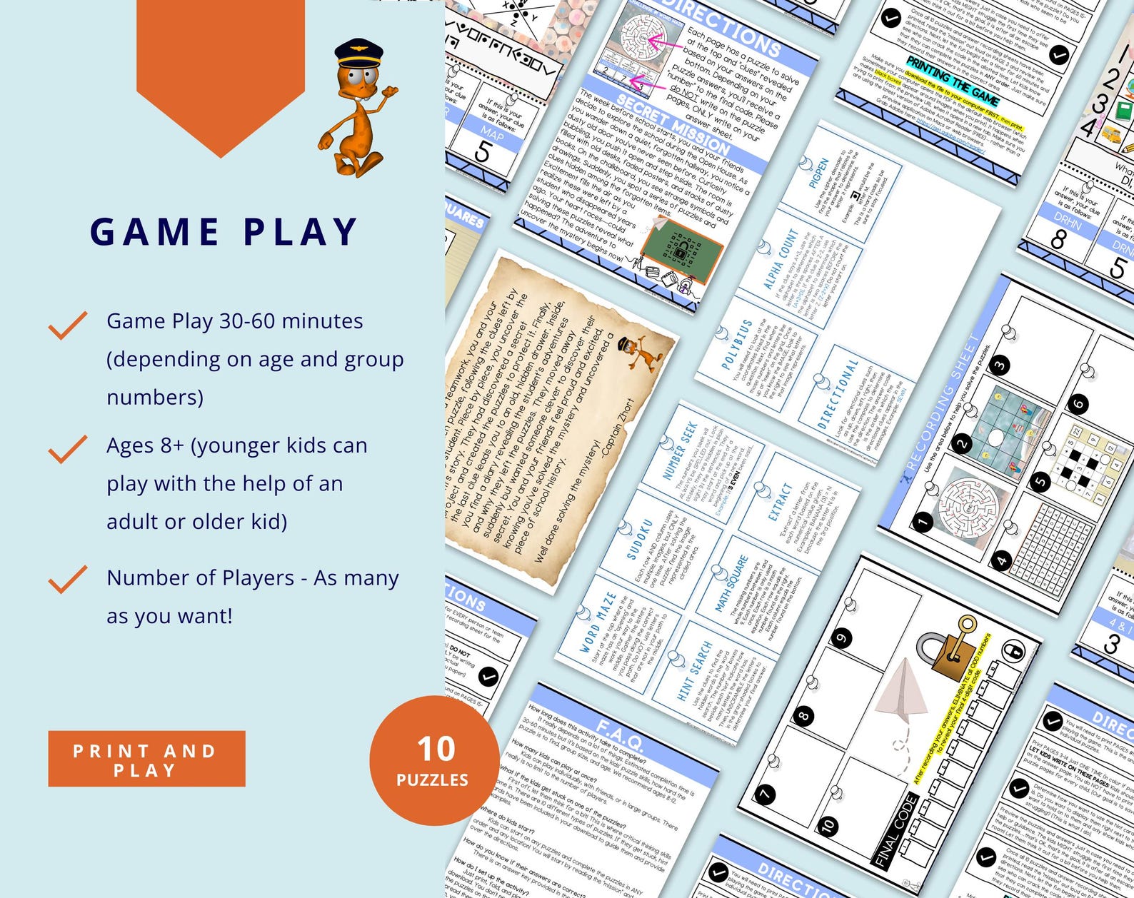 Escape Room for Kids, Scavenger Hunt for Kids, Back-to-school Game ...