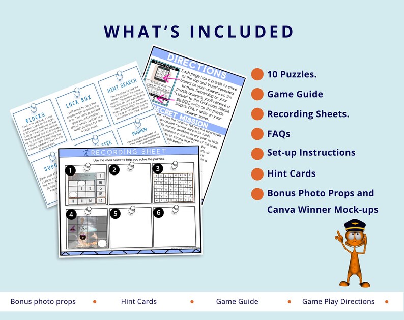 Escape Room Printable for Kids, Halloween Mummy Scavenger Hunt for ...