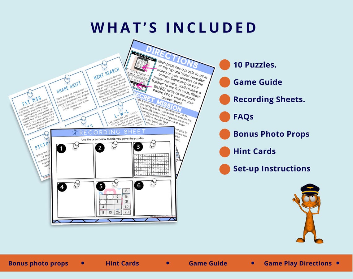 Party Printable Escape Room for Kids, Social Media Influencer, Family ...