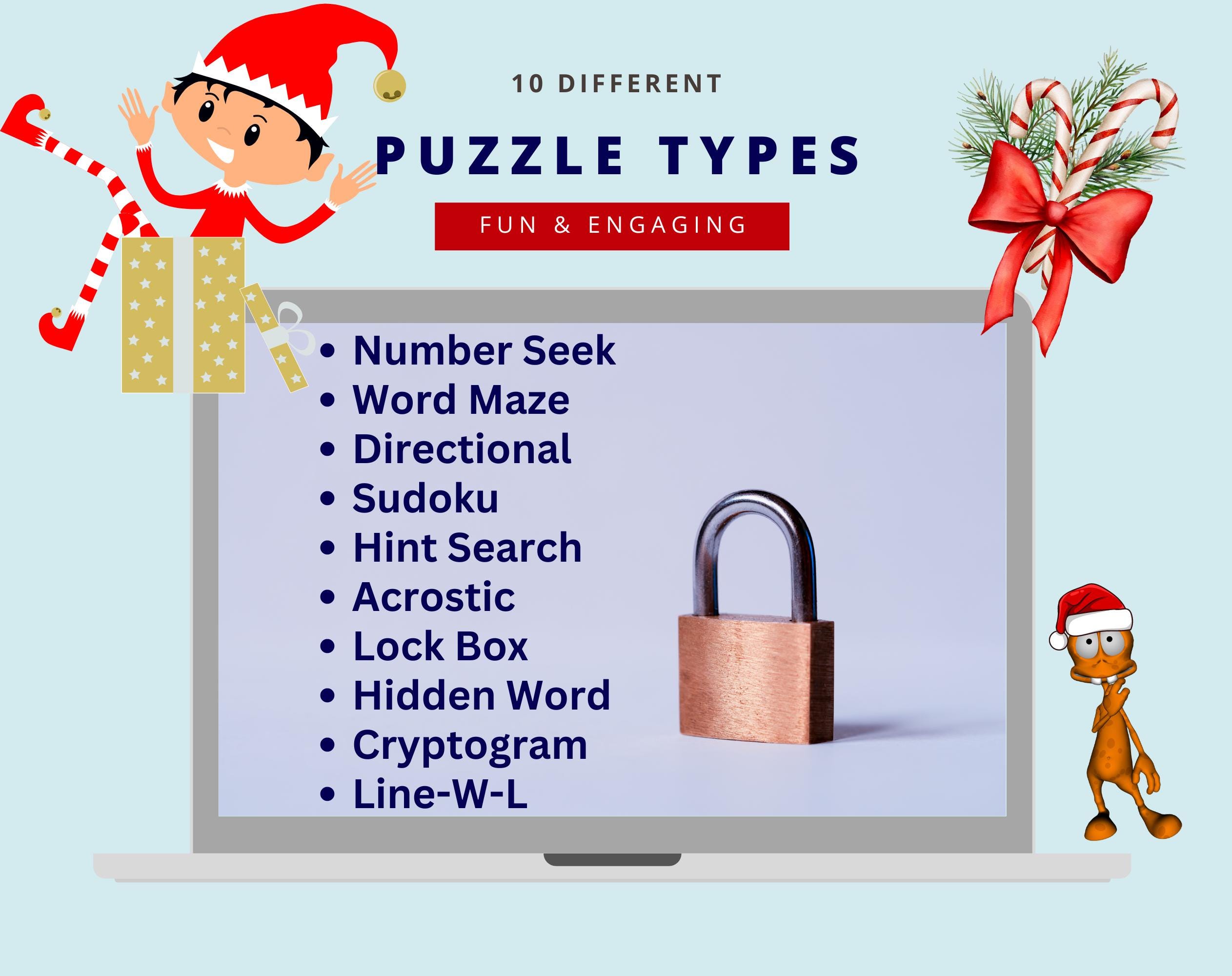 Christmas Elf Escape Room for Kids Elf Arrival Printable Activities ...