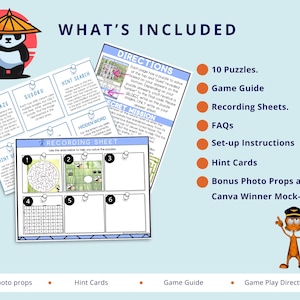 Printable Escape Room for Kids, Panda Escape Kit, DIY Escape Room ...