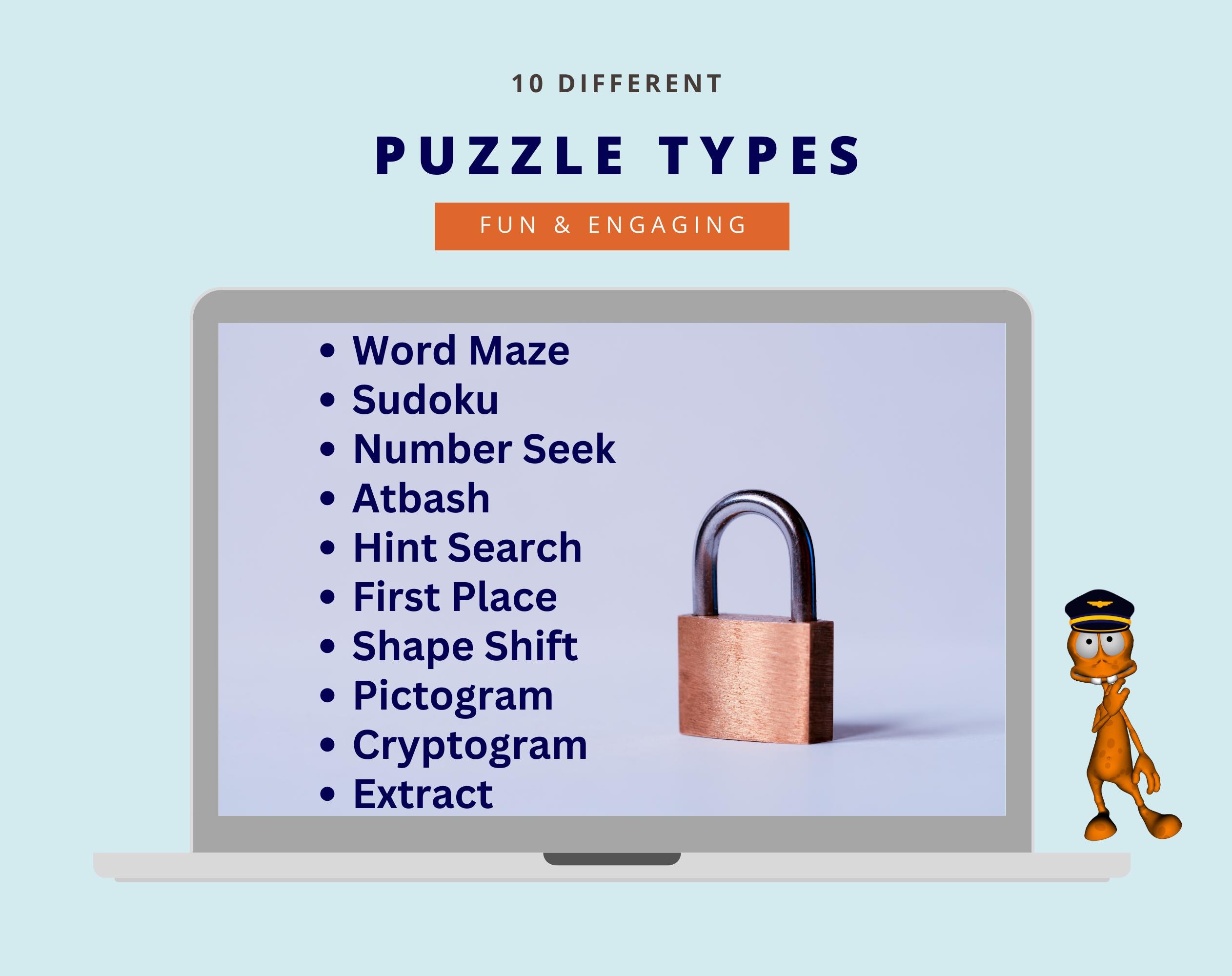 Party Printable Escape Room for Kids, Sleepover Activity, Family Game ...